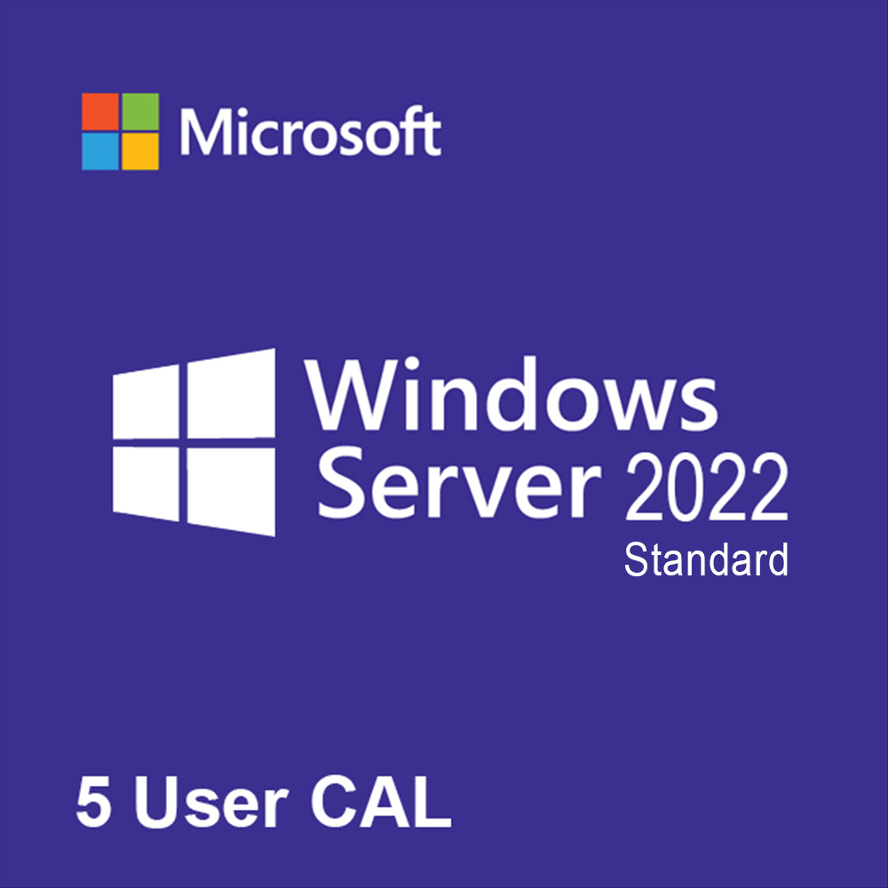 Windows Server Standard 2022 – 5 CAL User – Na Peceta.pl